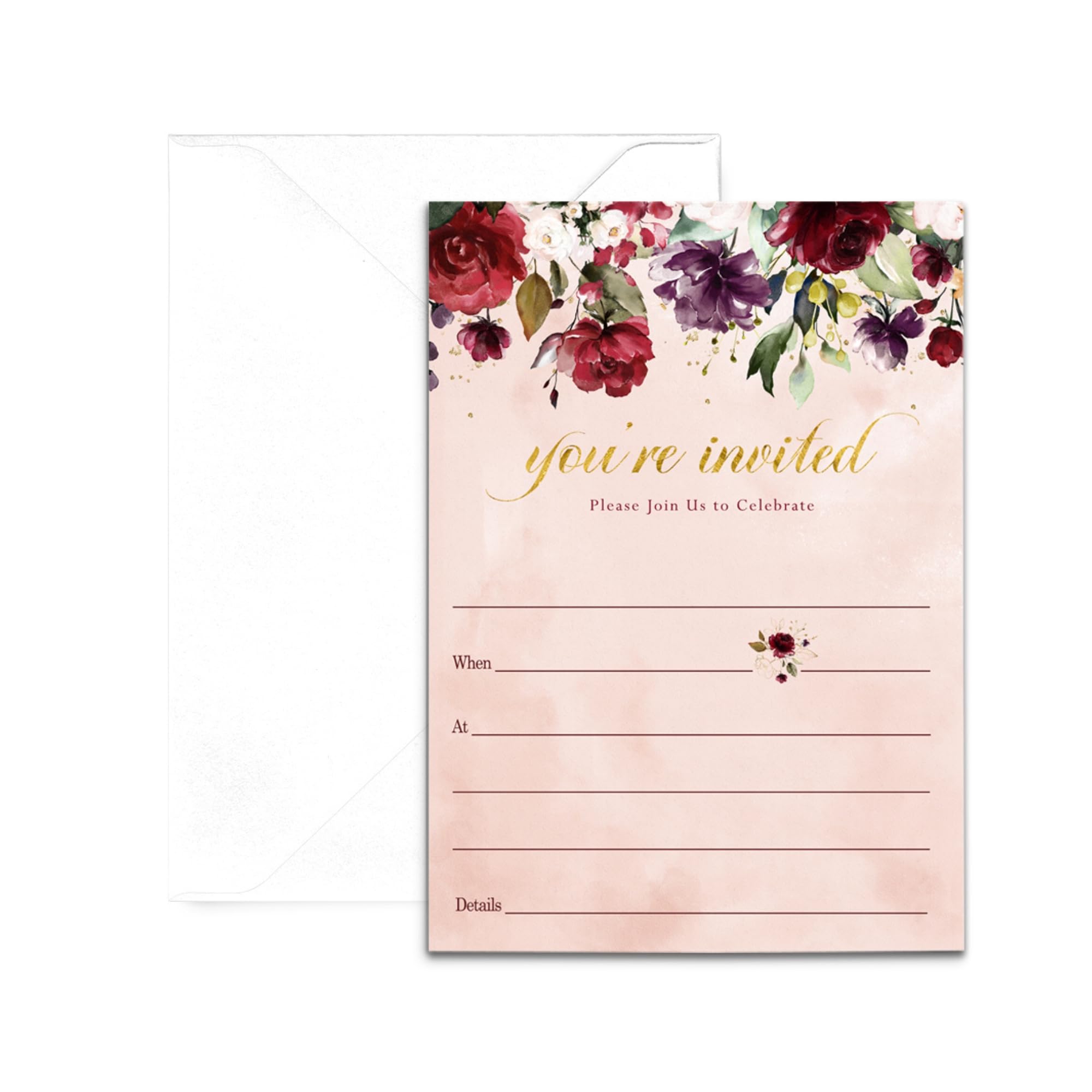 Blank Invitation Card Design