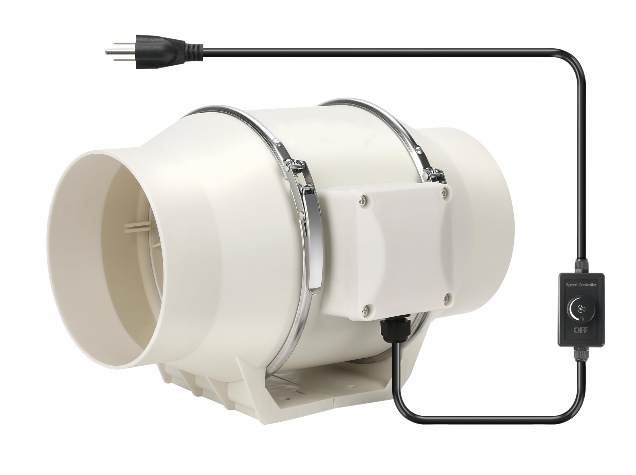 Amazon.com: 6 Inch Duct Fan Inline Fan Pipeline Pressurization Fan ...