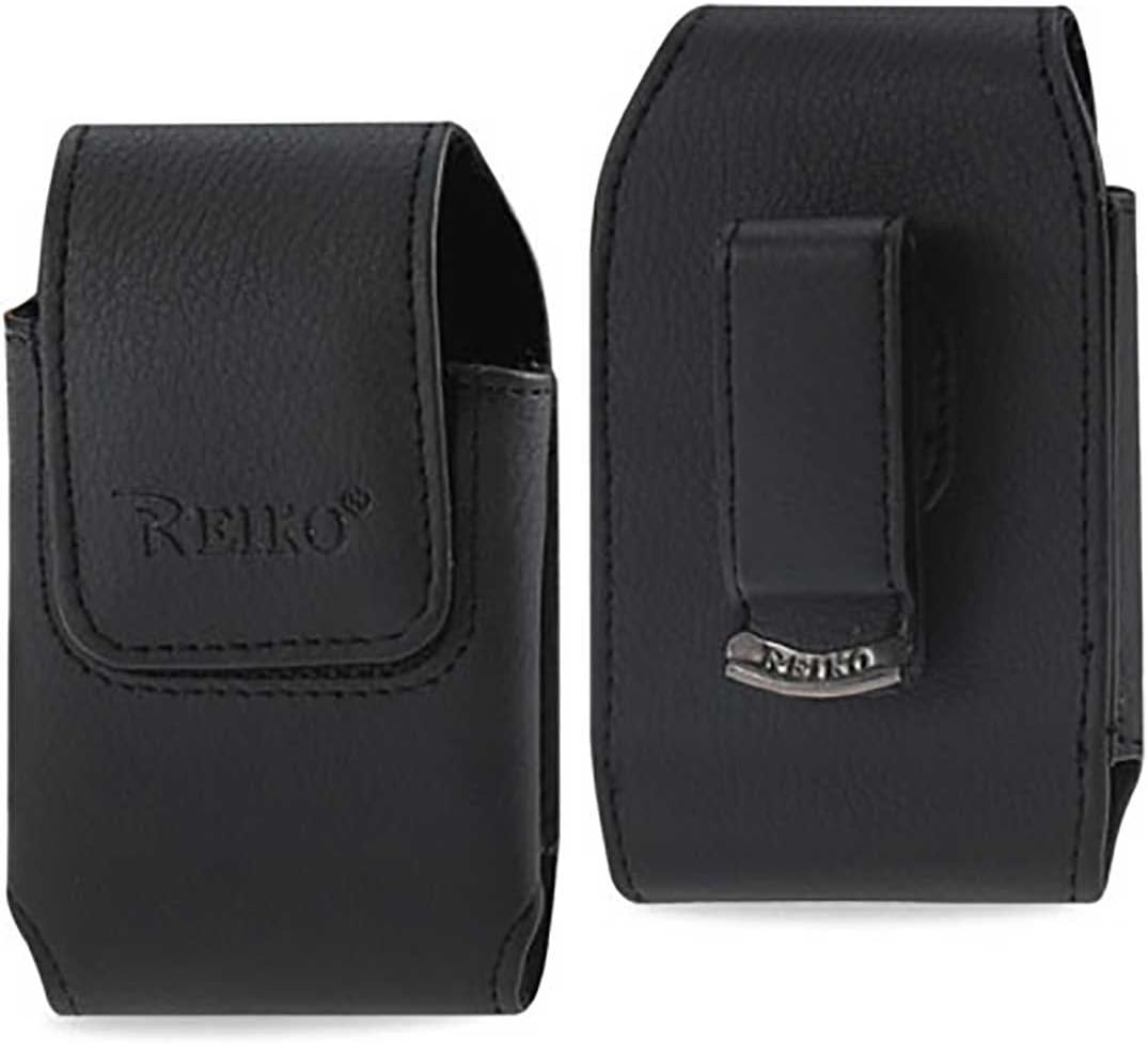 Amazon.com: Reiko Wireless Vertical Pouch BlackBerry 8330 Black 4.3"X2 ...