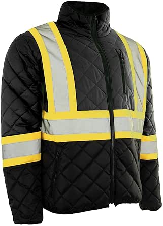 Amazon.com: Forcefield High Visibility Quilted Insulated Safety Freezer ...