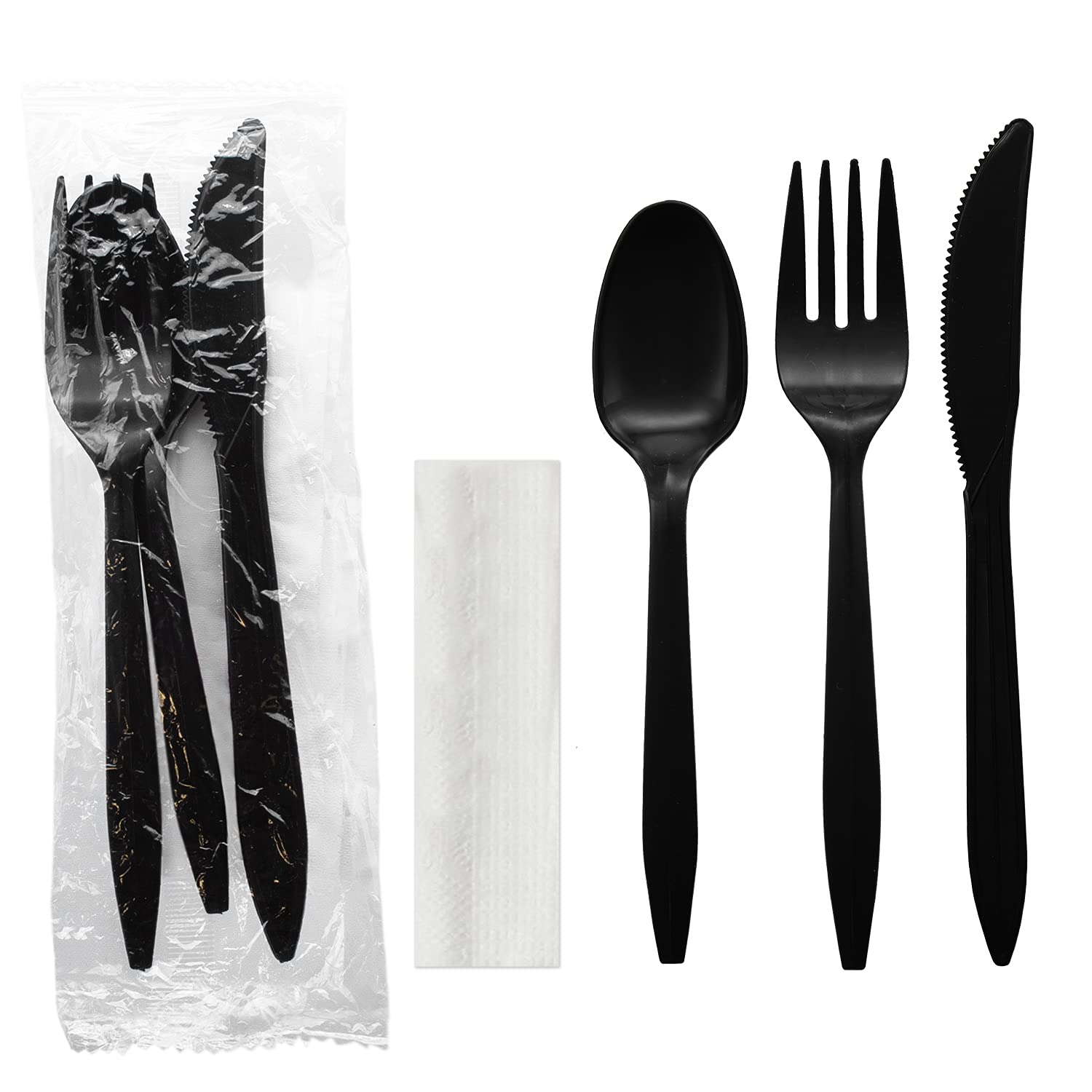 Amazon.com: Party Essentials Individually Wrapped Plastic Cutlery ...