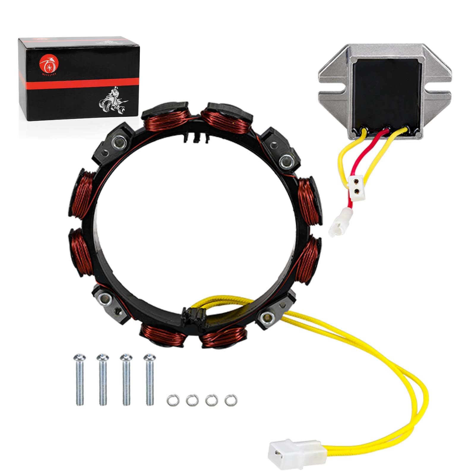 Amazon.com: Alternator Stator Coil 2Pin w/Regulator For Briggs ...