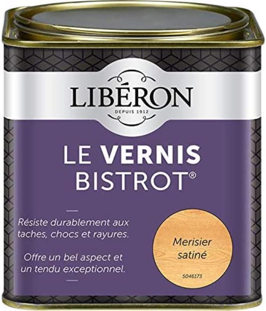LIBERON Vernis bistrot® pour meubles et objets, Incolore, 0,5L : Amazon ...
