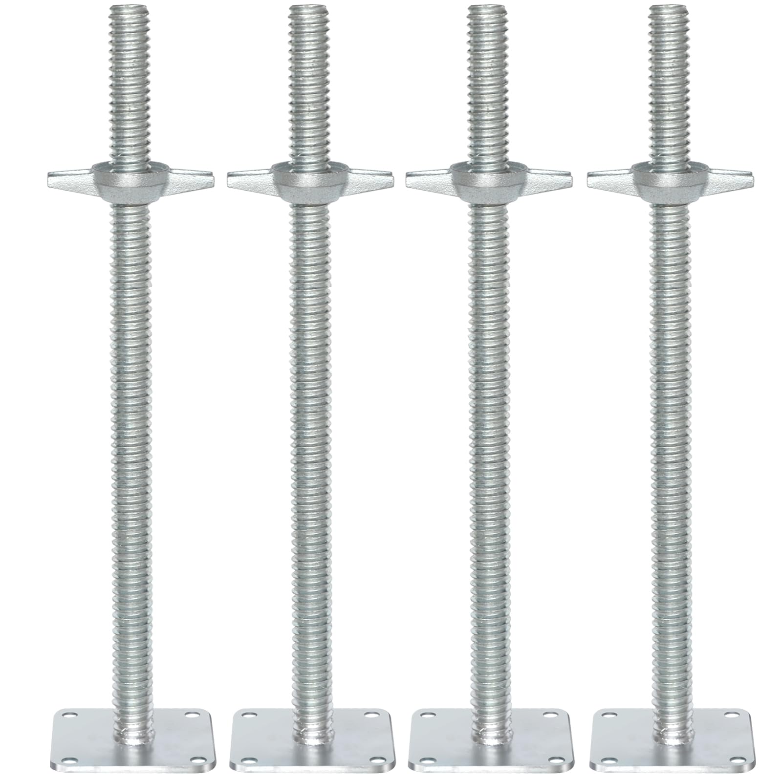 Adjustable Leveling Jack 24", Galvanized Screw Solid Stem Jack with ...
