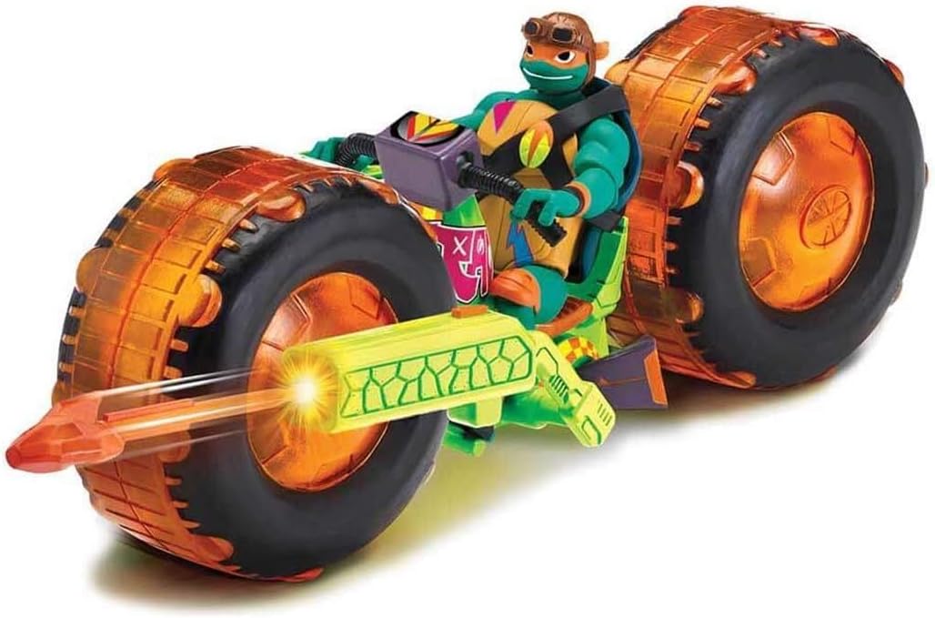 Teenage Mutant Ninja Turtles ROTMNT Deluxe Vehicle with 12 cm ...