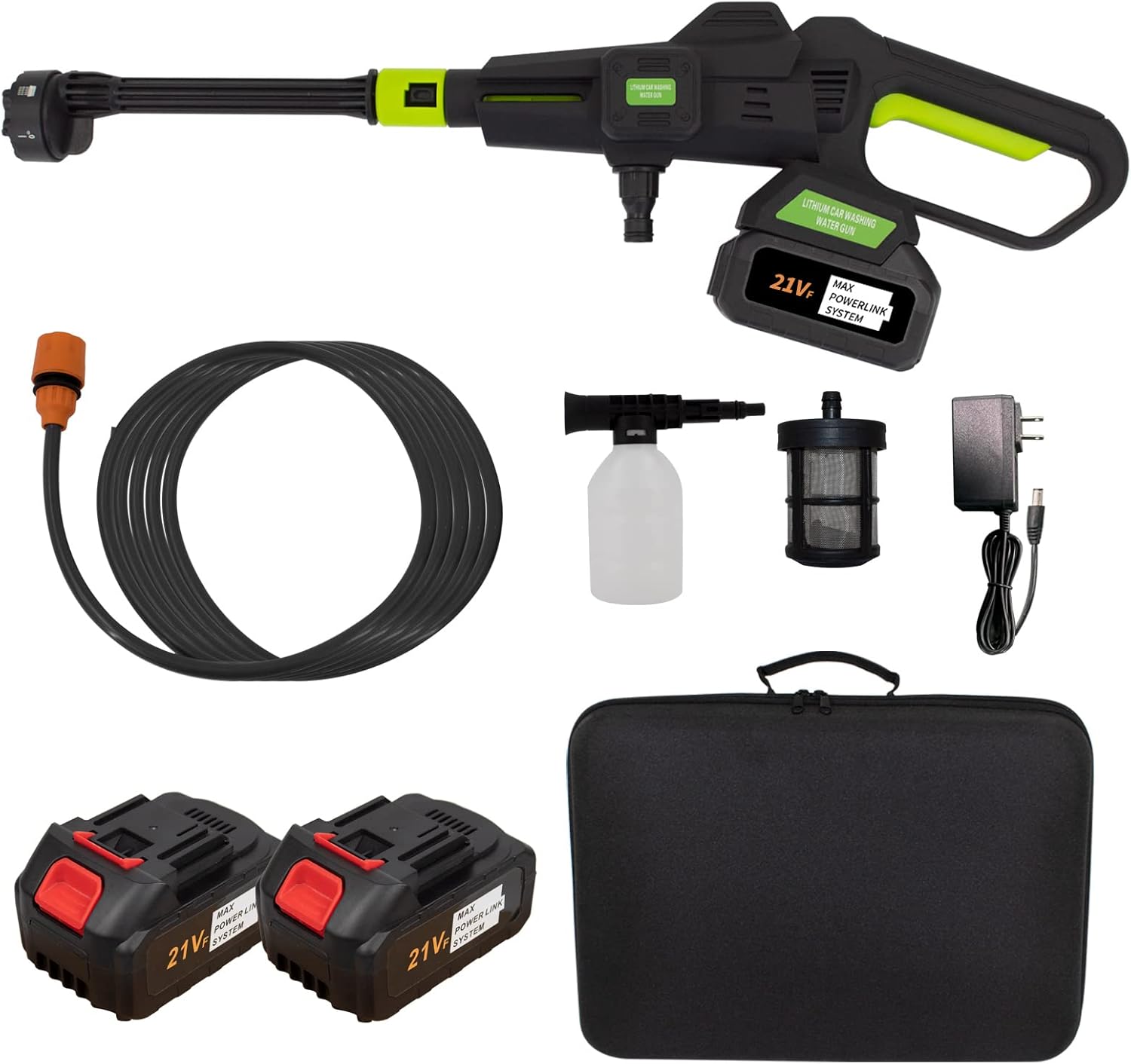 Amazon.com : HamBear Cordless Pressure Washer with 2×21VF Rechargeable ...