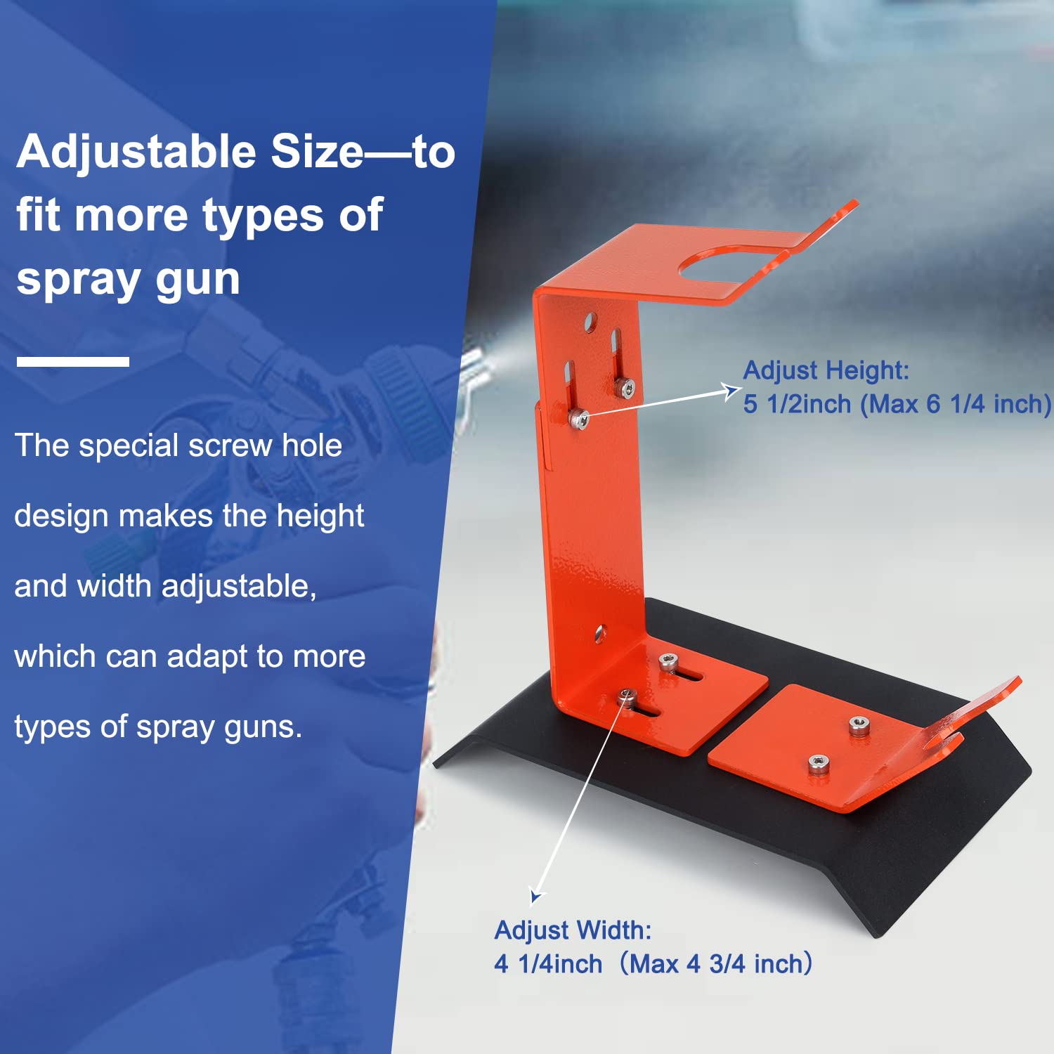 Snapklik.com : Spray Gun Holder Stand Adjustable Spray Gun Holder Paint ...