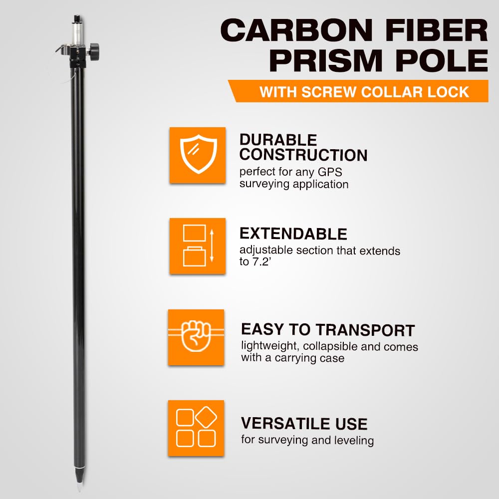 Snapklik.com : Portable Telescopic GPS Pole,7.21FT Lightweight ...
