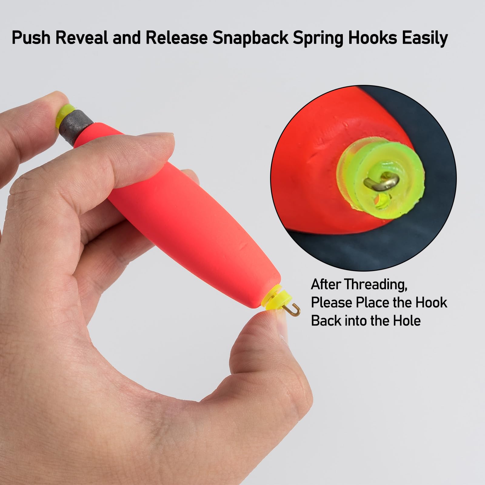 Snapklik.com : 10-Pack Fishing Bobbers Floats, Weighted Bobbers For ...