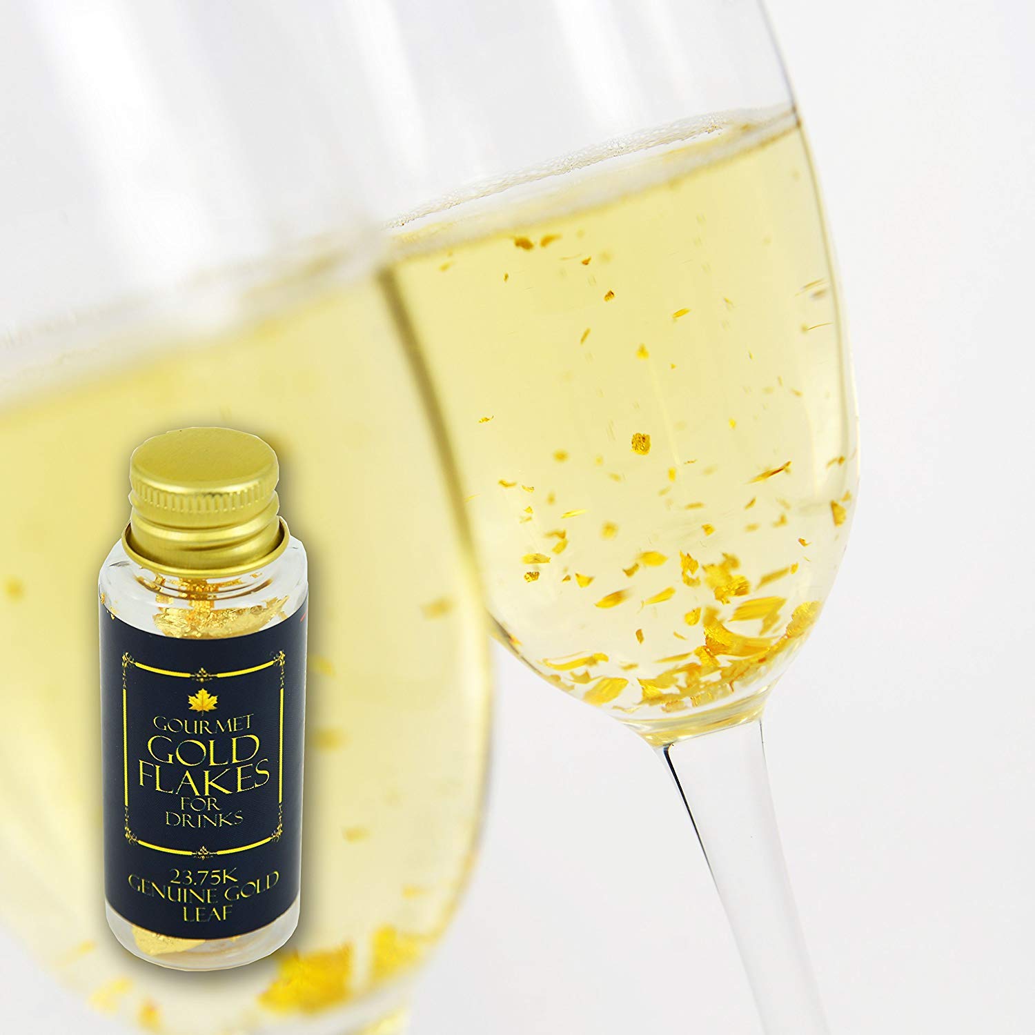 Watch Edible gold leaf for drinks - instructions for use on Amazon Live