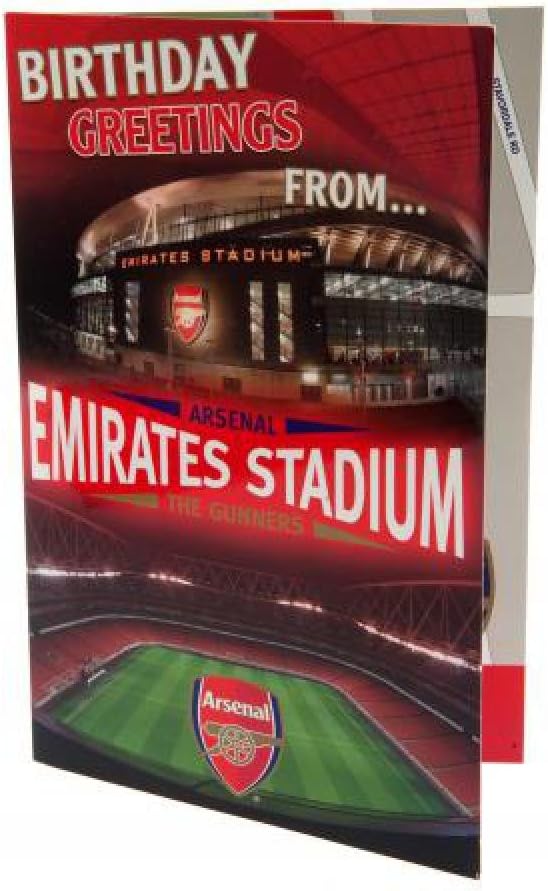 Arsenal FC Official Birthday Card : Amazon.co.uk: Stationery & Office ...