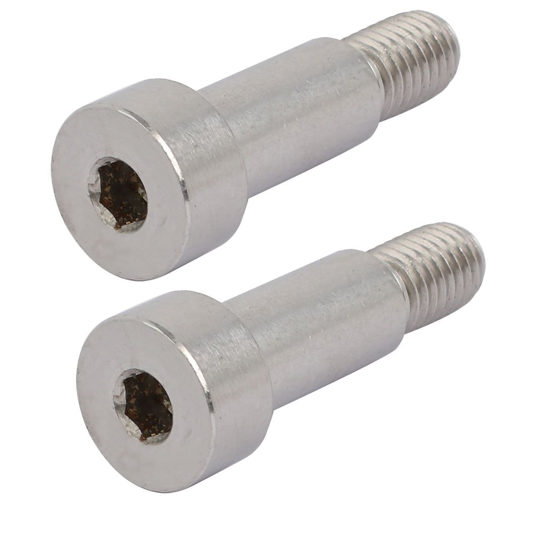 Amazon.com: uxcell 304 Stainless Steel Hex Socket Shoulder Bolt 12mm ...