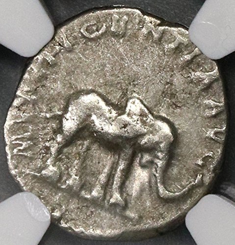 196 IT Roman Empire ELEPHANT Septimius Severus Historic Issue Strike 5/ ...