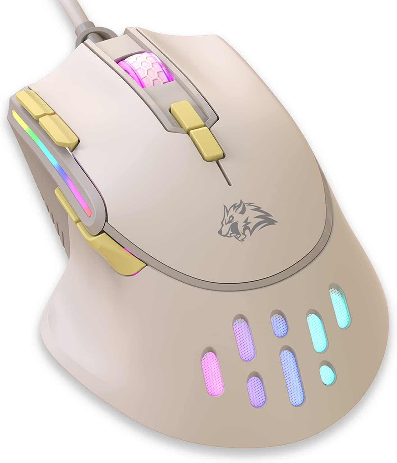 Amazon.com: MAGIC-REFINER M2 Wired Gaming Mouse with 6 Types RGB ...