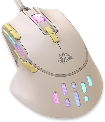 Amazon.com: RedThunder M6 Gaming Mouse, RGB Backlight and Adjustable ...