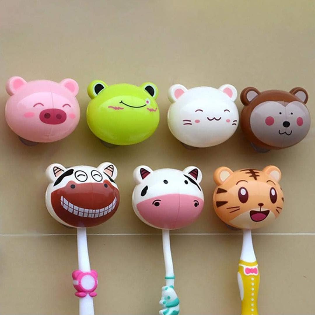 Gyanvi Cartoon Toothbrush Holder Toothbrush Grip Child Animal Shaped ...