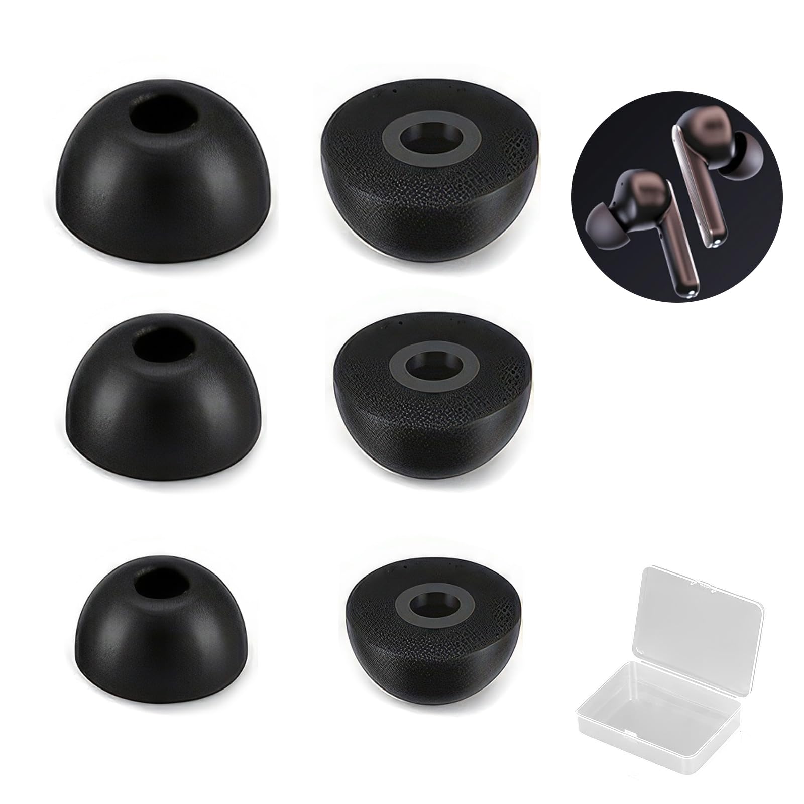 Gments Memory Foam Tips for Galaxy Buds 2 Pro Replacement Ear Caps Anti ...