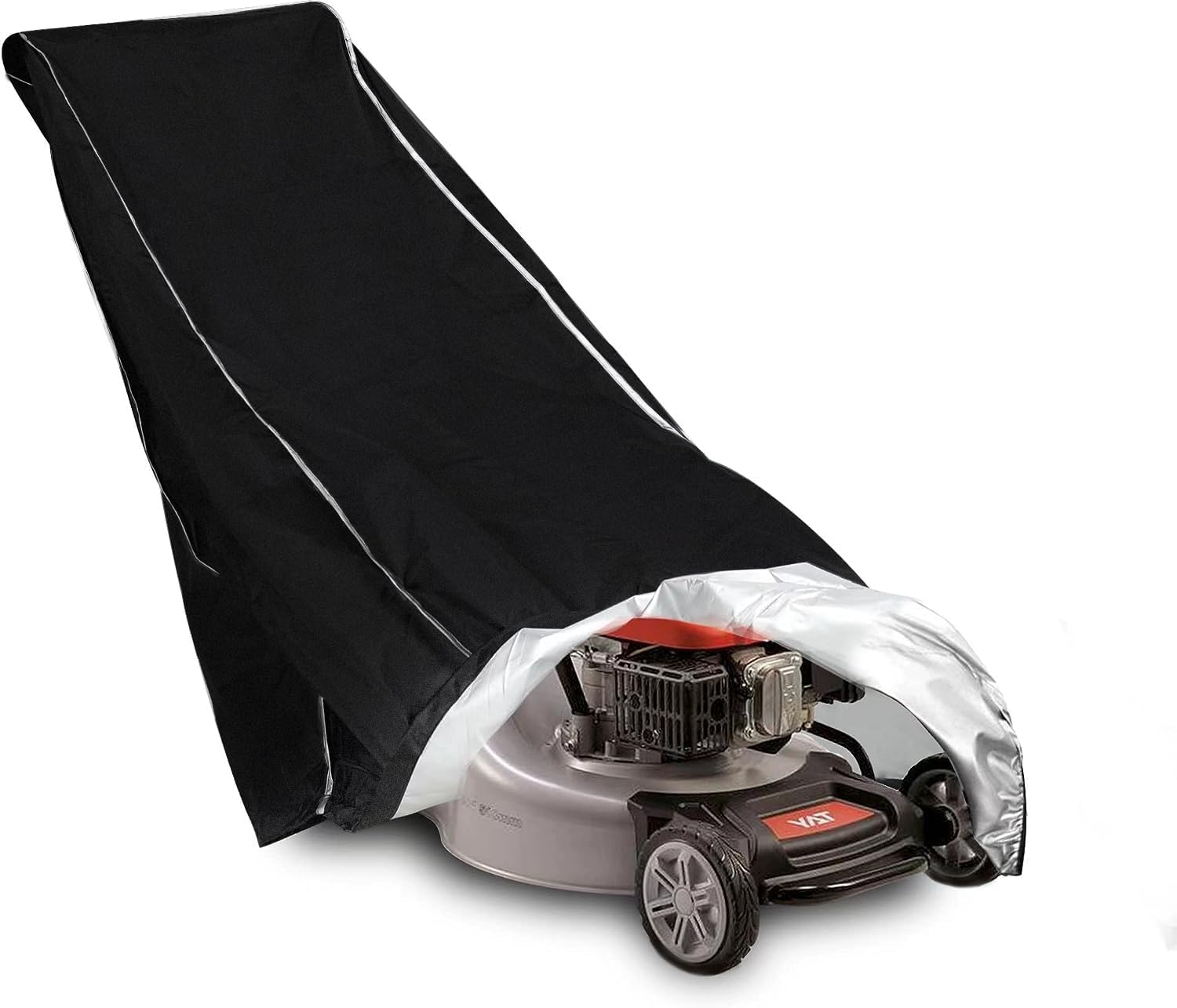 Amazon.com : Lawn Mower Cover Black, 600D Polyester Oxford Push Mower ...