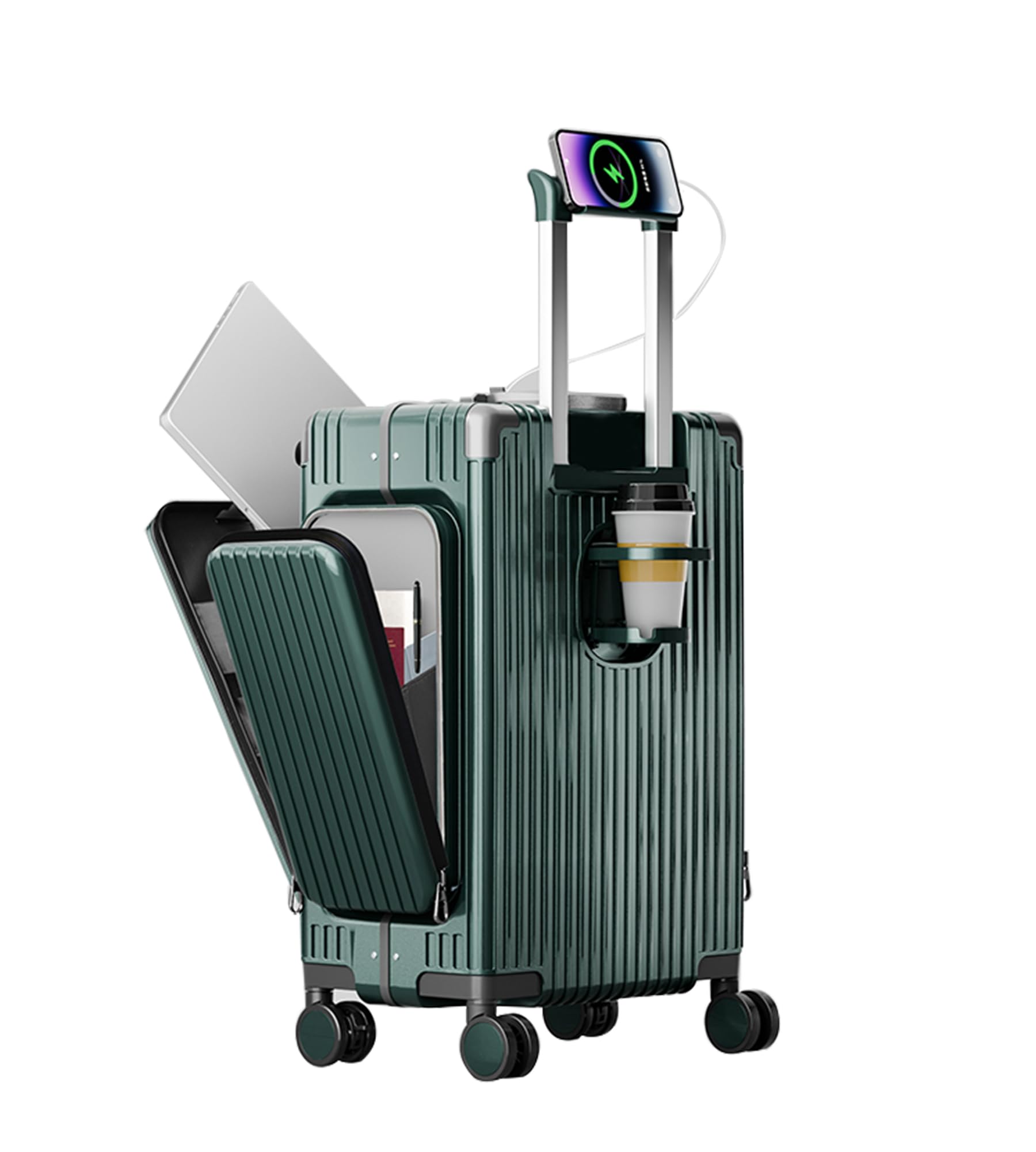Snapklik.com : Feilario 20in Aluminum Frame PC Carry On Luggage Tri ...