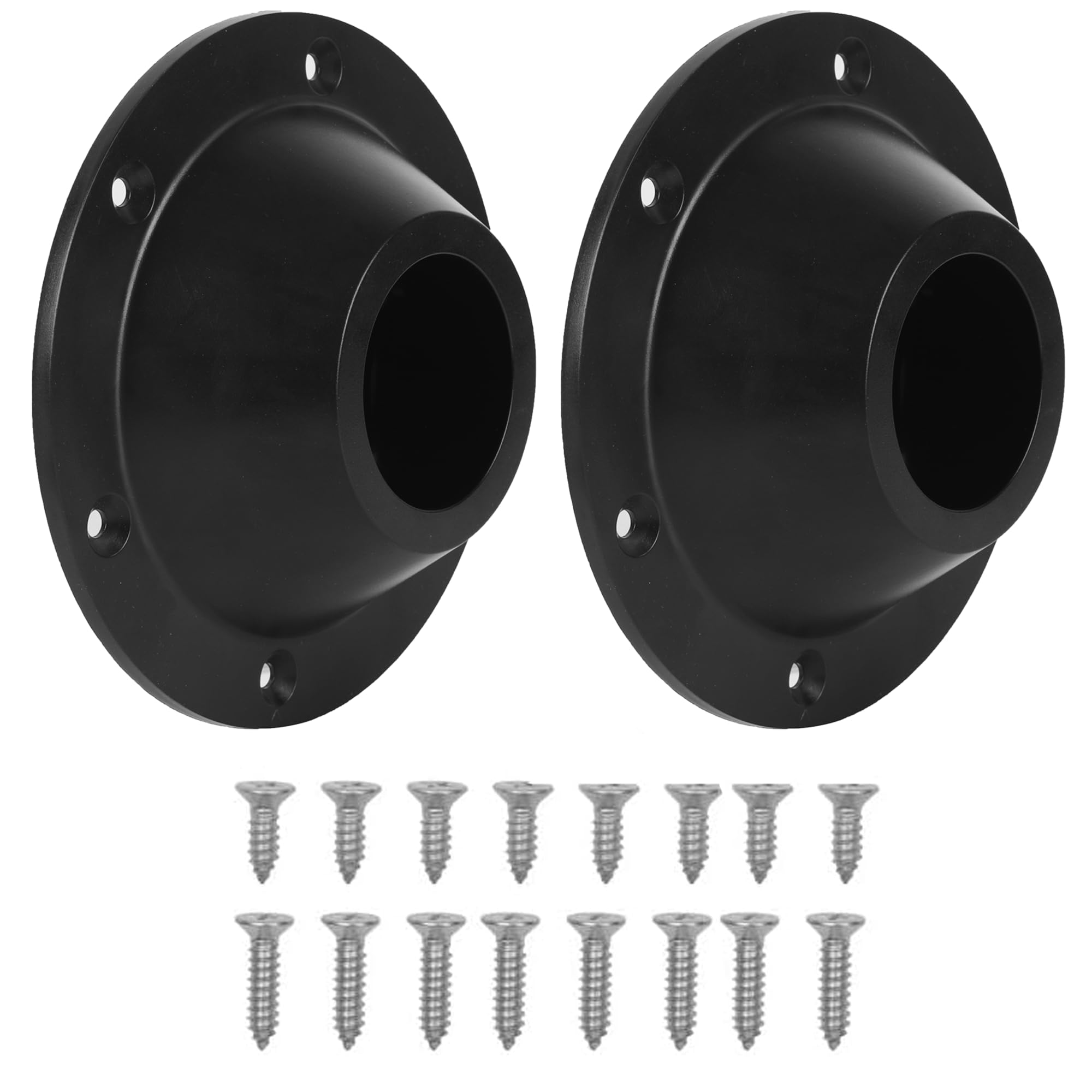 Snapklik.com : TonGass (2-Pack, Black Plastic RV Table And Floor ...