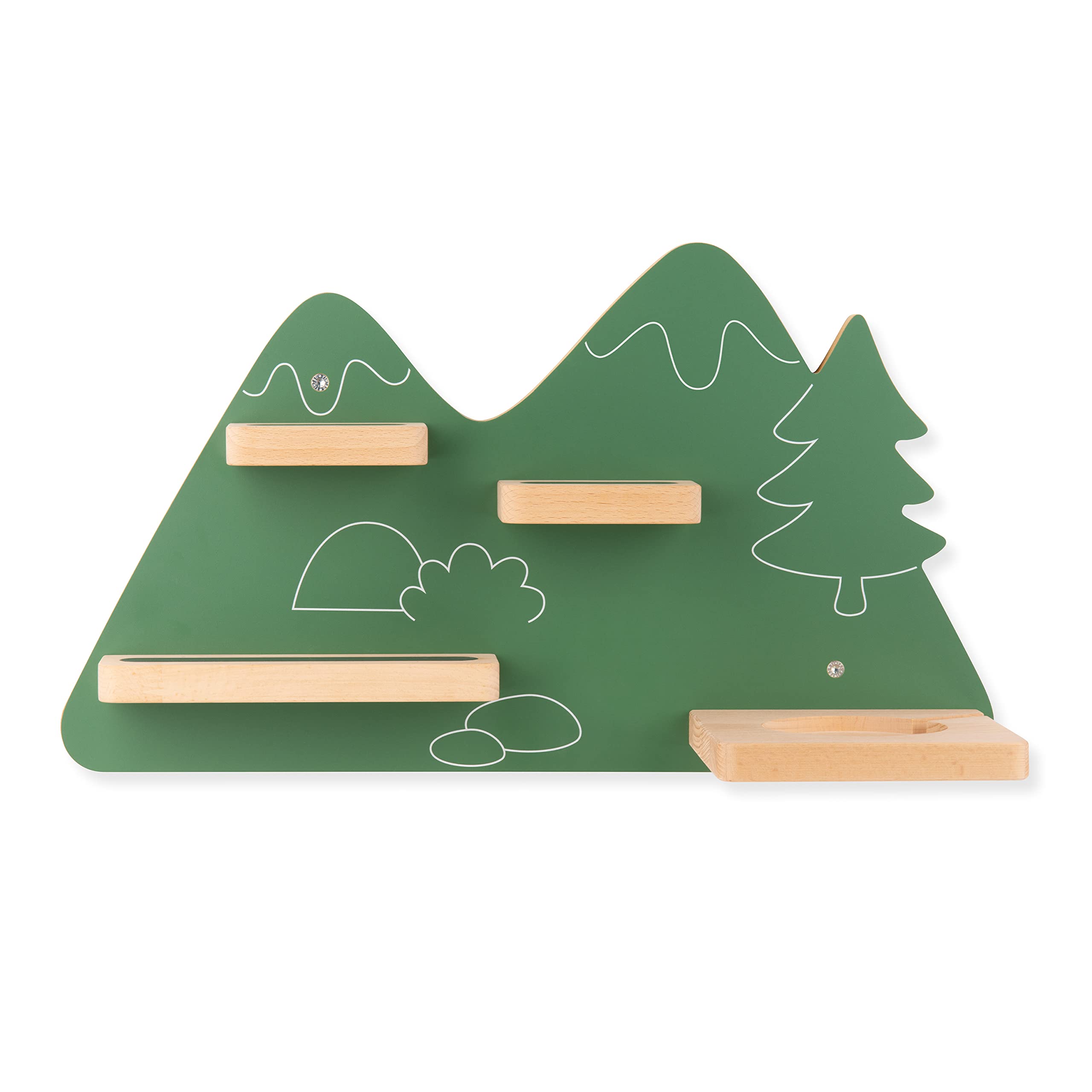 Tonies Magnetic Wall Shelf for Toniebox, Charging Station, and 20 ...