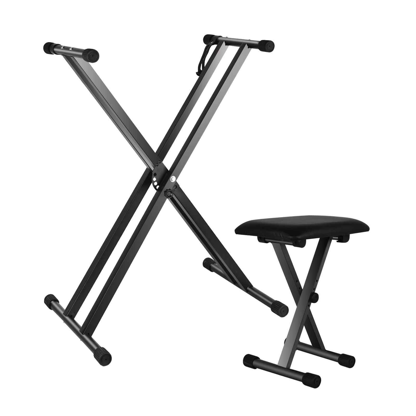 Amazon.com - CAPHONT Keyboard Stands and Bench Set, Heavy Duty Double-X ...