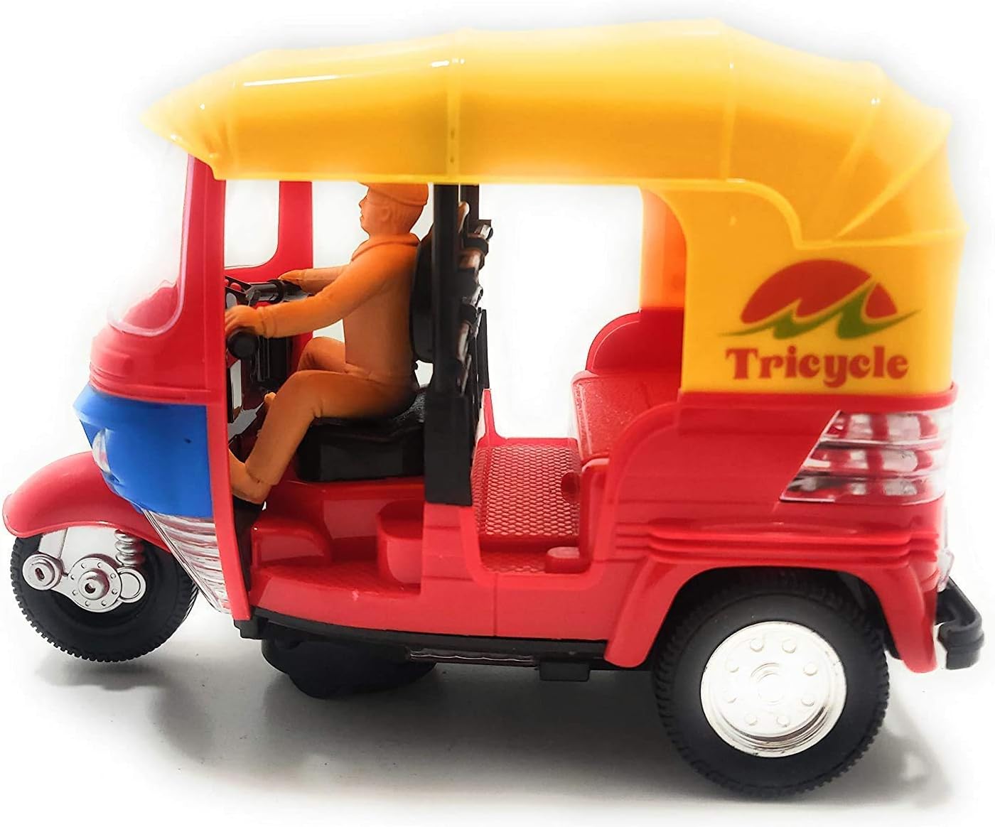 Metro Toys 1:14 Scale Bajaj Auto Die-Cast Metal Model Toy Rickshaw for ...