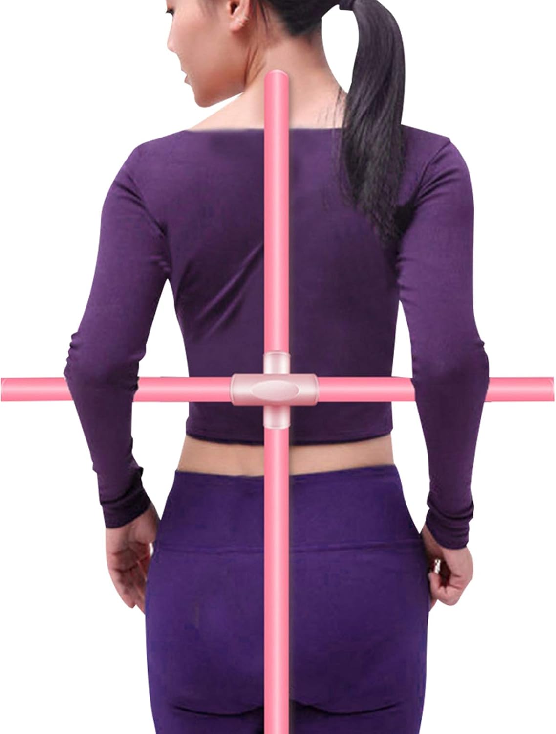 Amazon.com: Outgeek 2PCS Humpback Correction Sticks Plastic Yoga Sticks ...