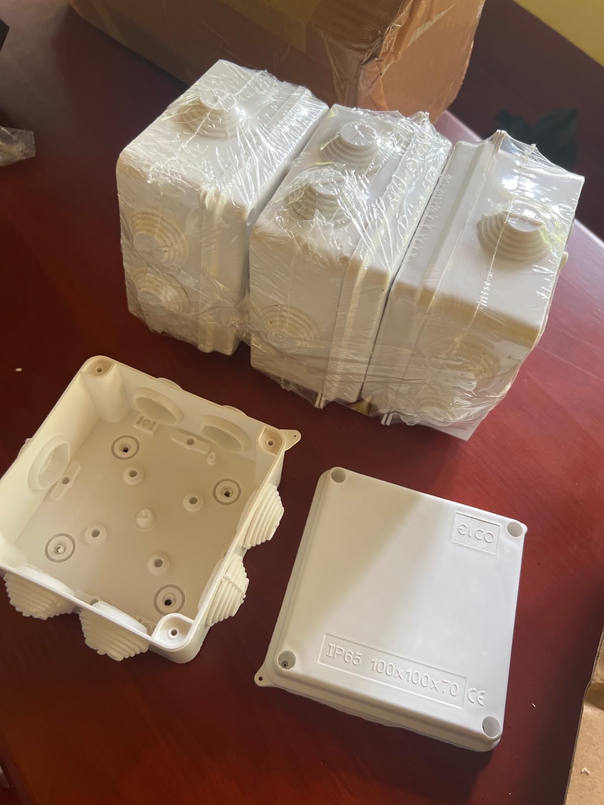 Waterproof PVC Square Junction Box for CCTV Cameras IP65 - Pack of 2 ...