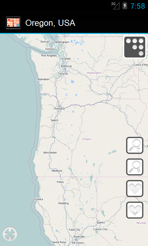 Oregon, USA Vector Map: Travel Monster - App on Amazon Appstore
