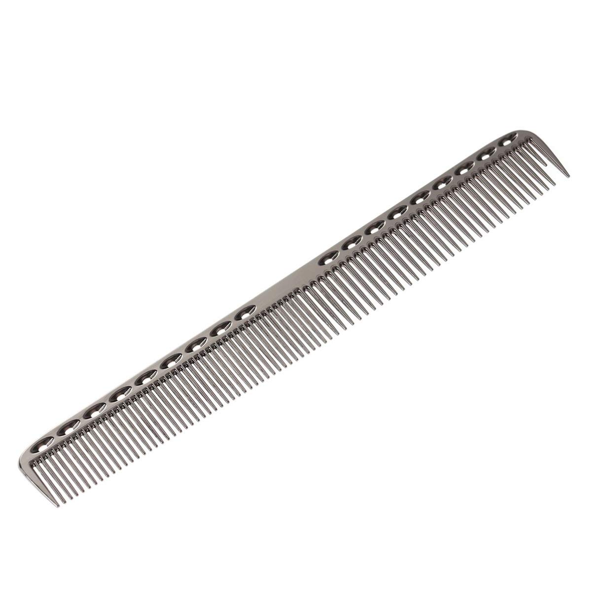 Amazon.com : Mens Comb Stainless Steel Hair Comb Anti-Static Barbers ...