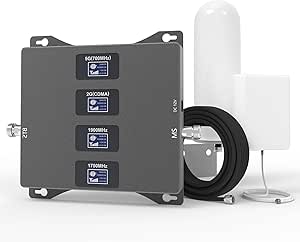 Amazon.com: Cell Phone Signal Booster for Home, Band 2/4/5/28 700/850 ...