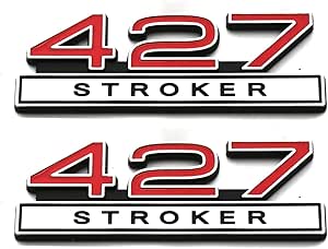 Amazon.com: 2pcs 427 Stroker 7.0 Liter Engine Emblems Badge 3D Decals ...