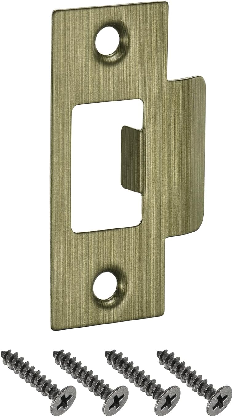uxcell Door Strike Plate, 70mm x 40.3mm Stainless Steel Latch Deadbolt ...