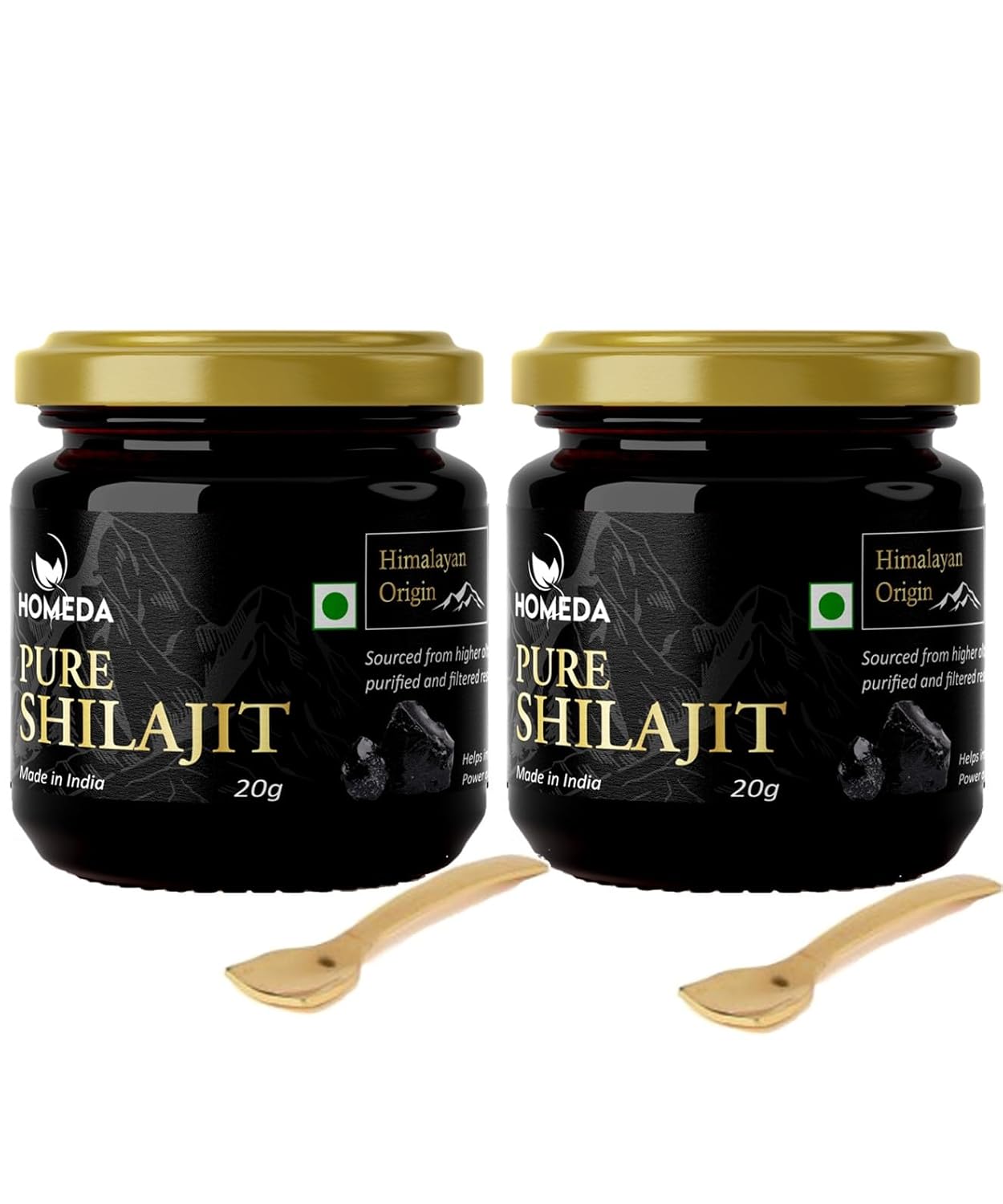 Homeda Pure Himalayan Shilajit Original/Shilajeet Original, Ayurvedic ...