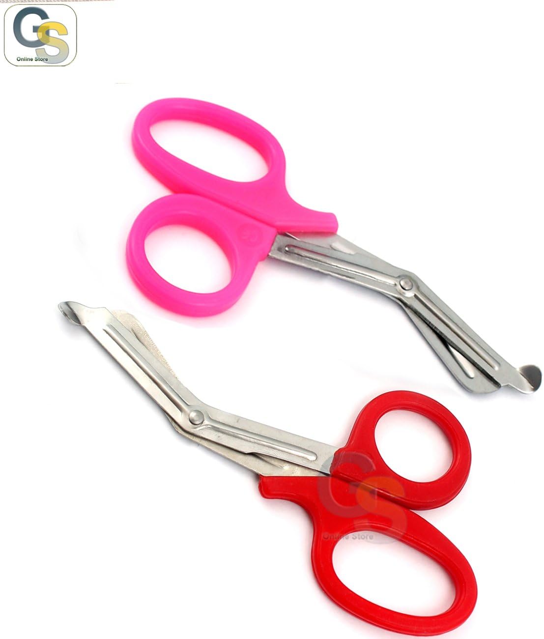 Amazon.com: G.S New Premium Grade 2 PCS (Pink & RED) Paramedic Utility ...