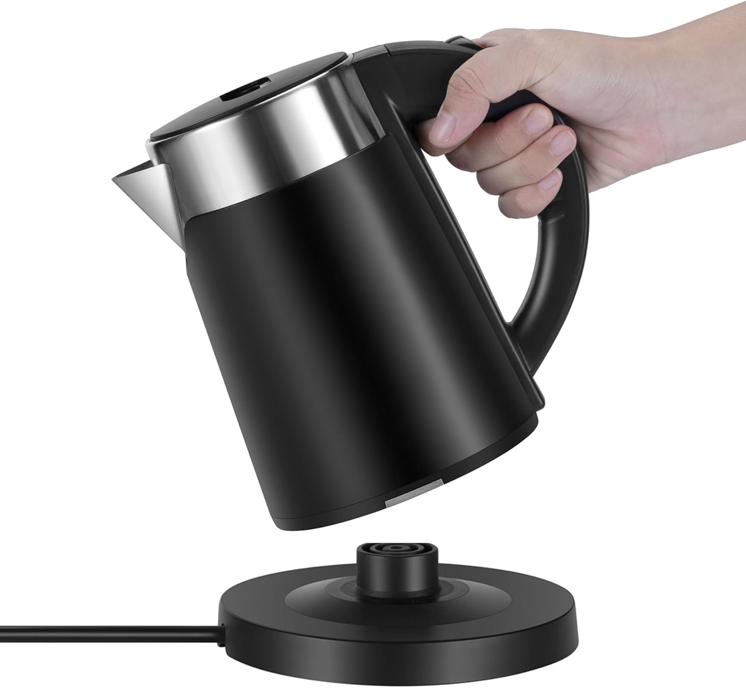 Amazon.com: Wdcme Small Portable Electric Tea Kettle, 0.8L Travel ...