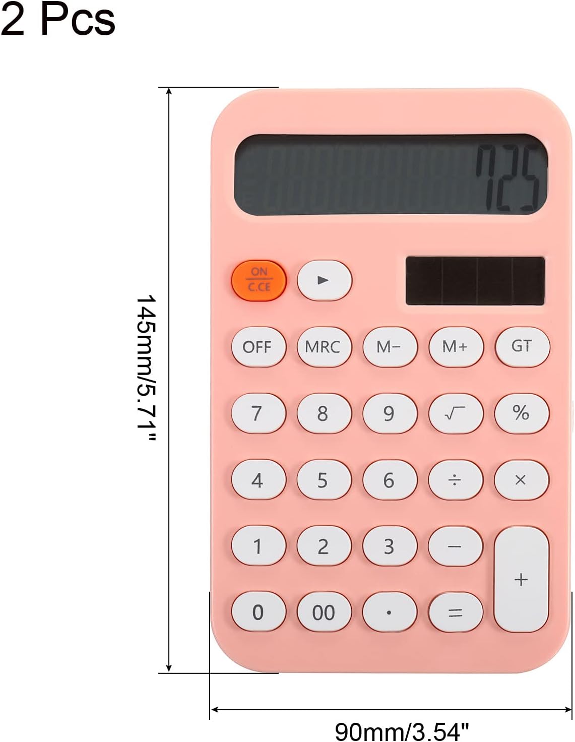 PATIKIL Cute Basic Calculator, 2 Pack Standard Function Portable ...