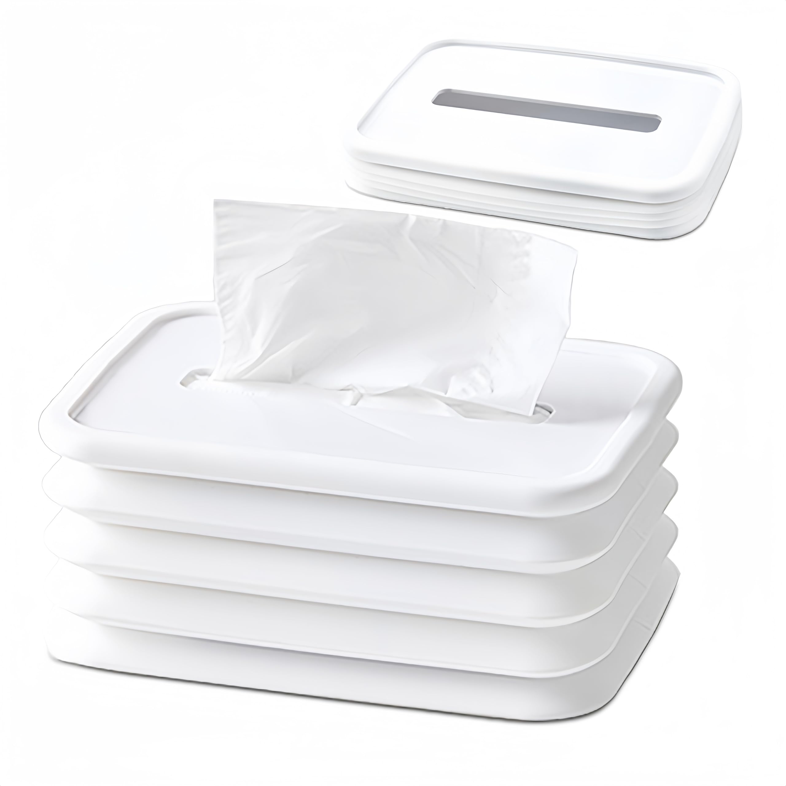 Amazon.com: Realand Silicone Foldable Tissue Box Cover- Cute Tissue Box ...