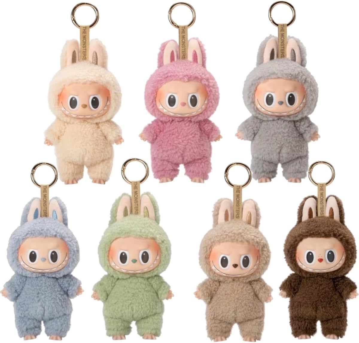 Amazon.com: LAIJUHM Labubu Muñeca de peluche, juego de juguetes de ...