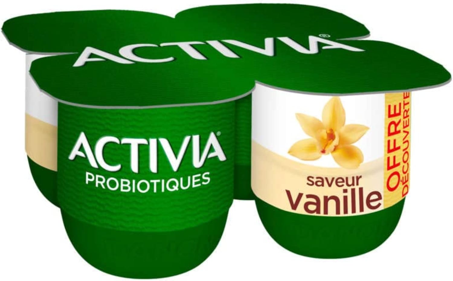 Activia Yaourts Saveur Vanille 4X125g : Amazon.fr: Epicerie