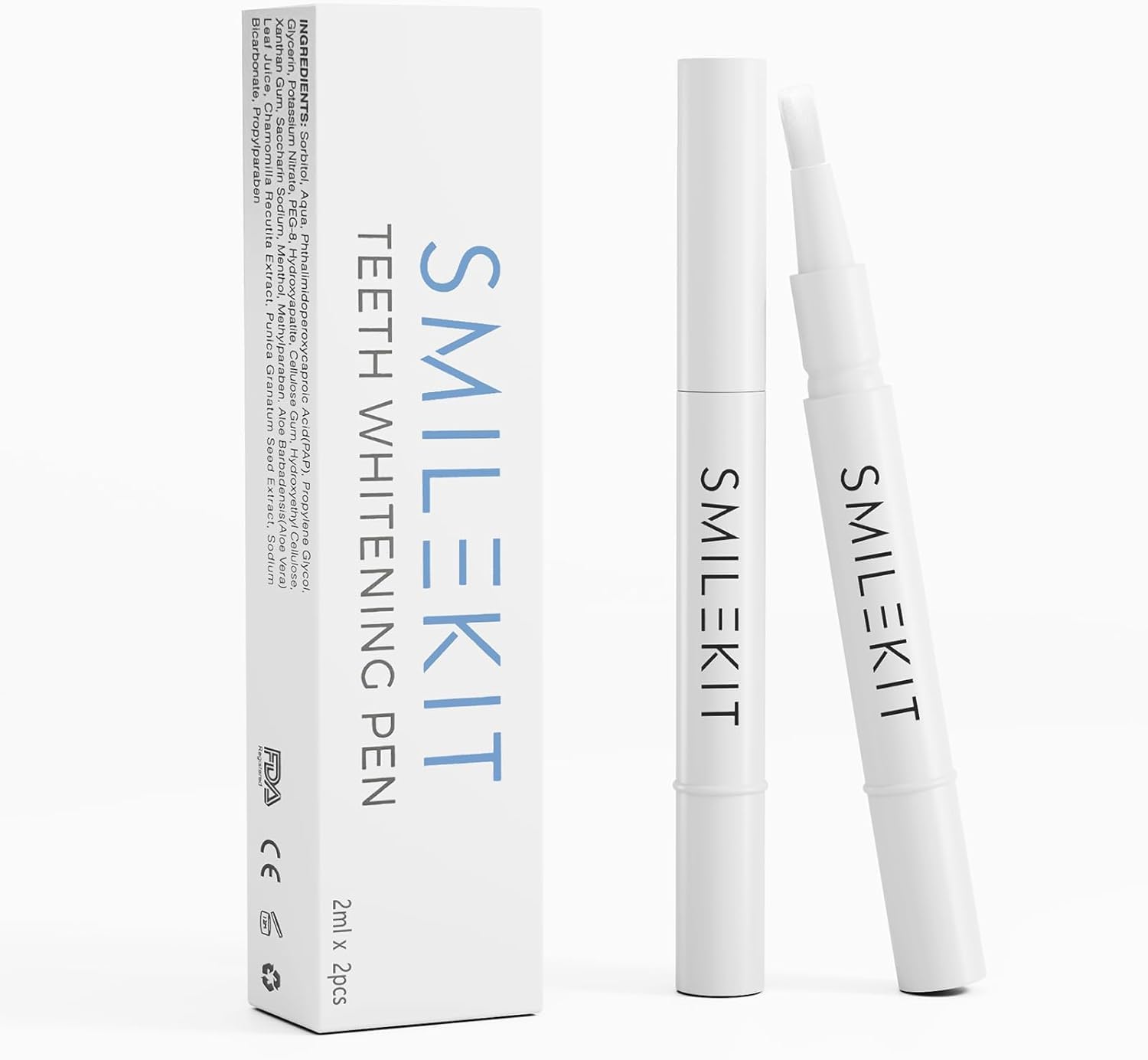 Amazon.com: Teeth Whitening Pen (2 Pens), Teeth Whitening Gel, Teeth ...