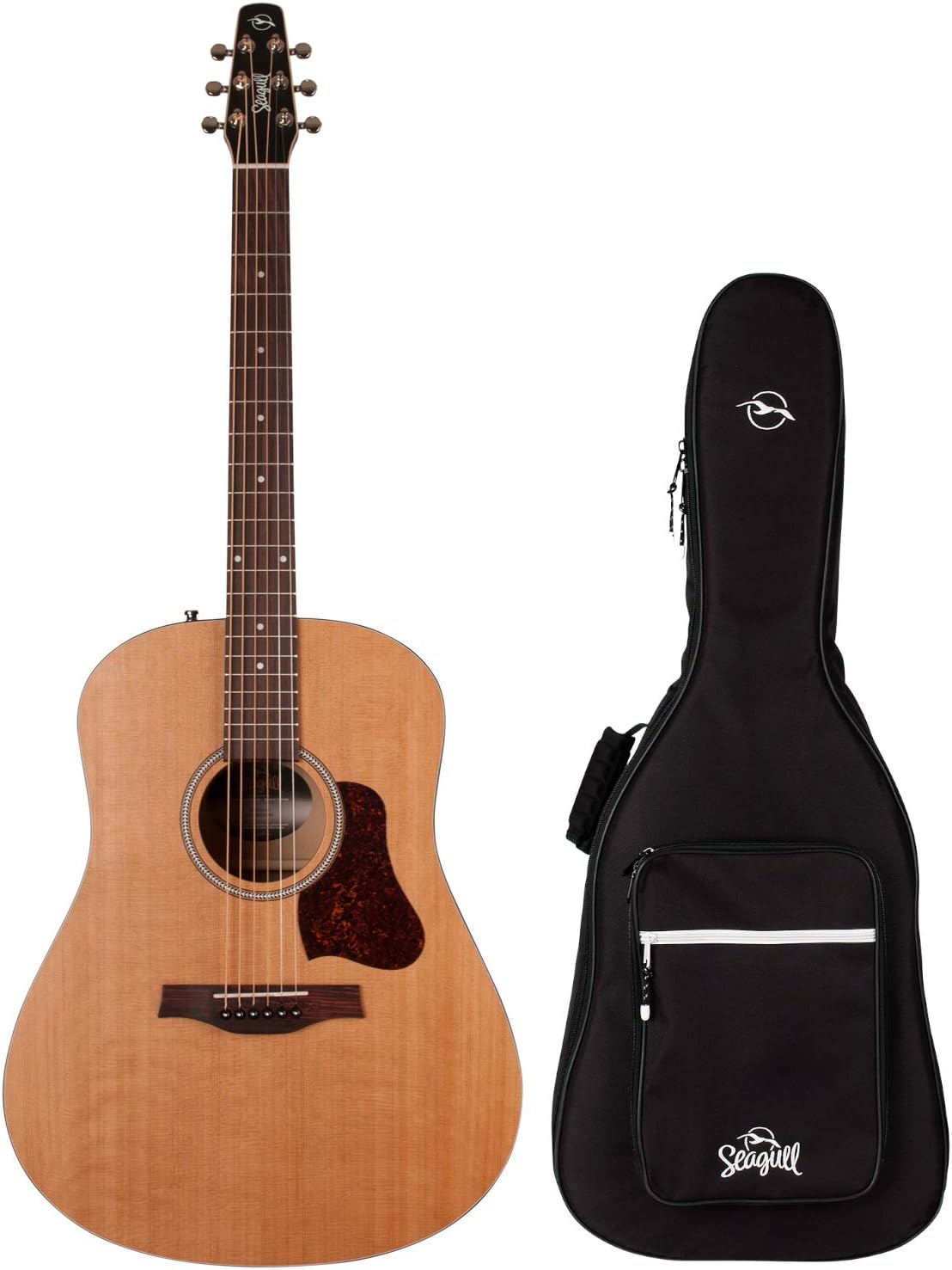 Amazon.com: Seagull Guitars S6 Classic Acoustic-electric Guitar ...