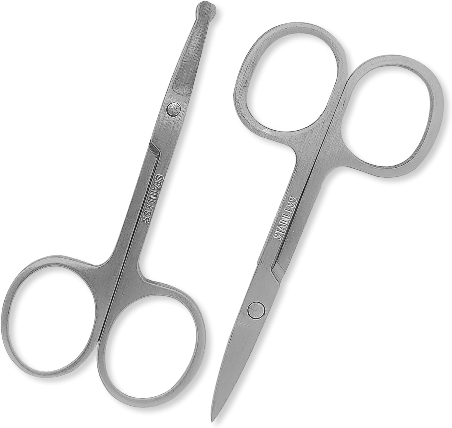 Amazon.com: Kootinn 2Pcs Facial Hair Small Grooming Scissors For Men ...