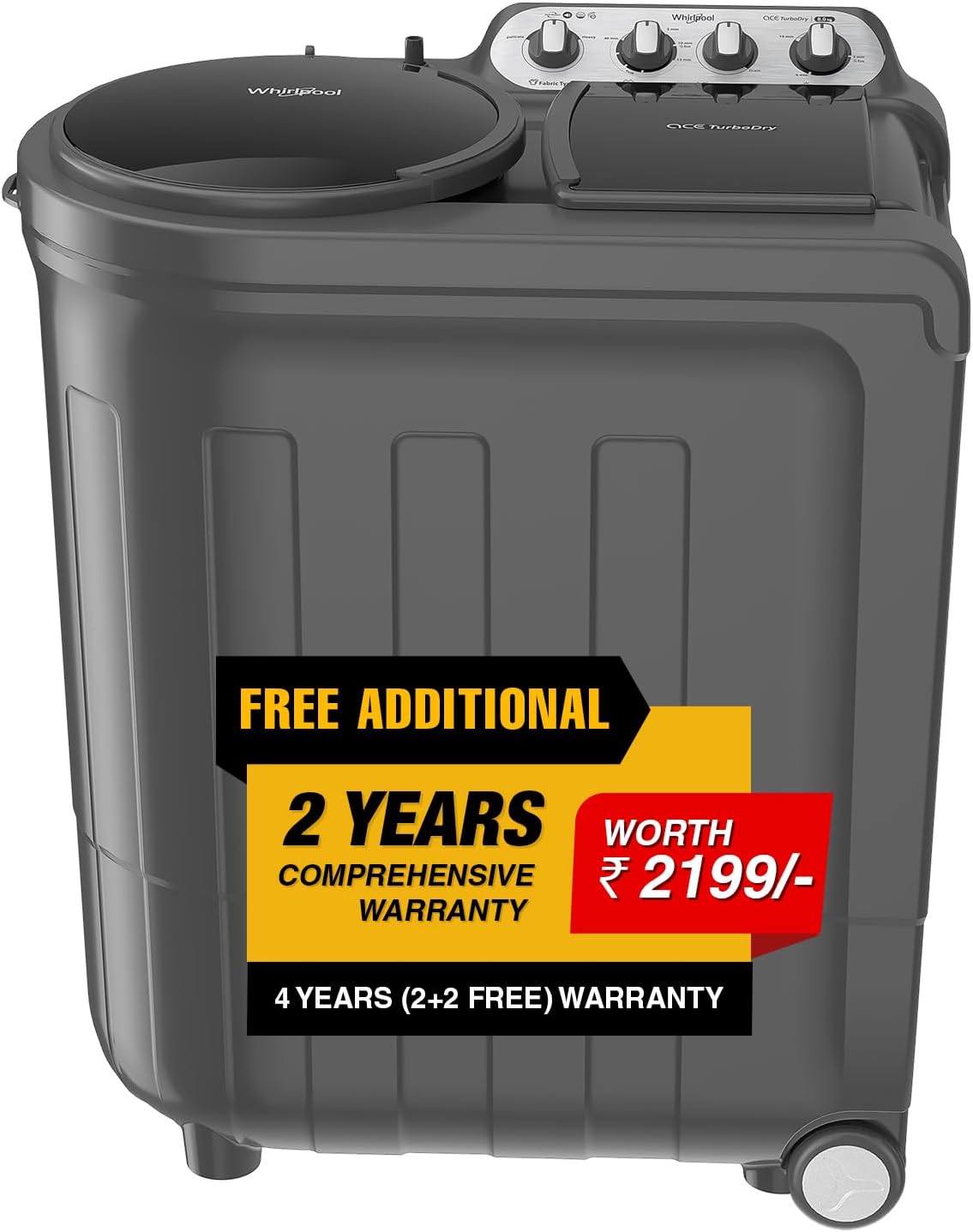 Whirlpool 9kg 5 Star Semi-Automatic Top Loading Washing Machine (Ace 9. ...