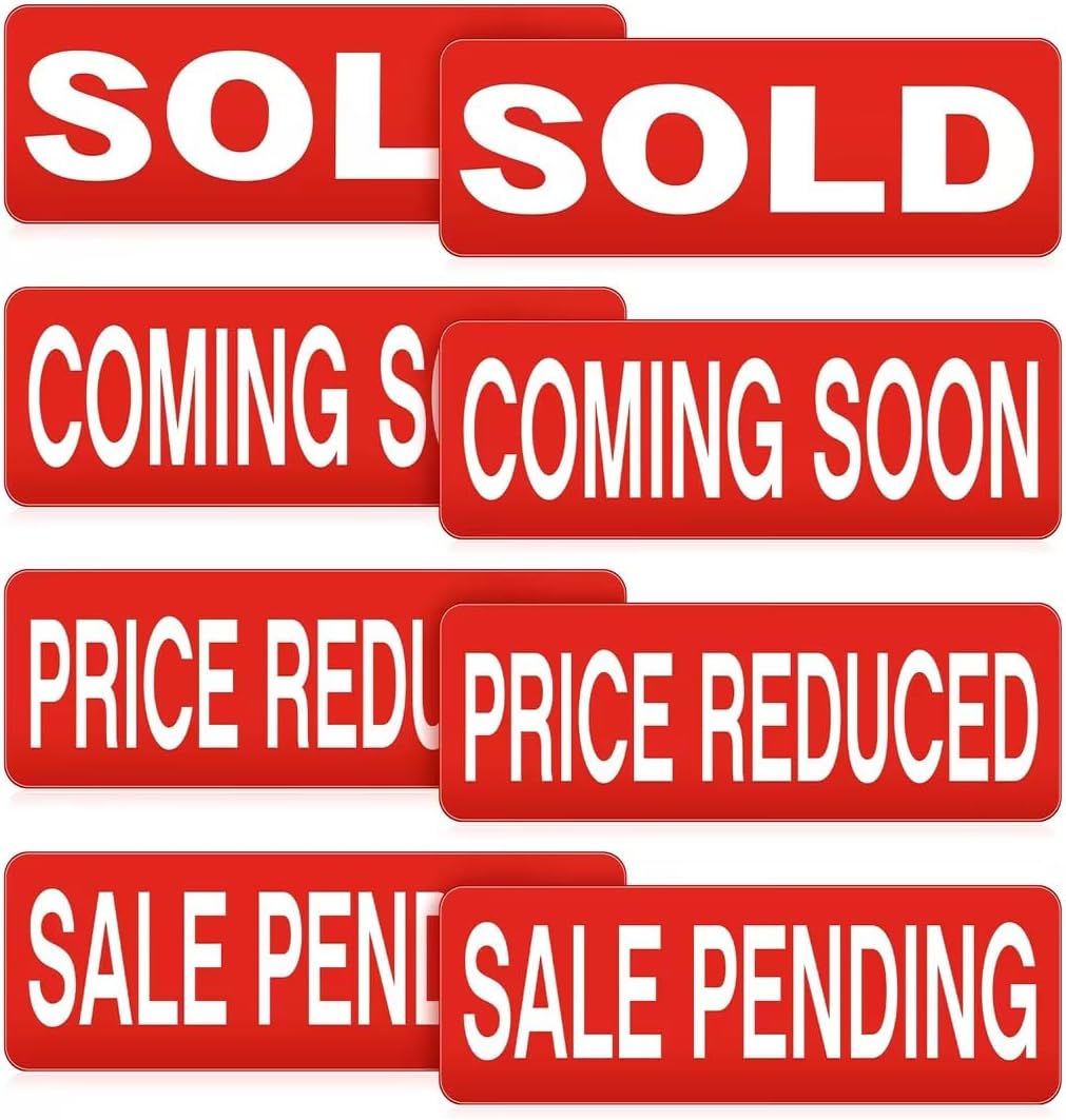 Amazon.com: Calendars and More, Inc. Real Estate Listing Vinyl Sign ...