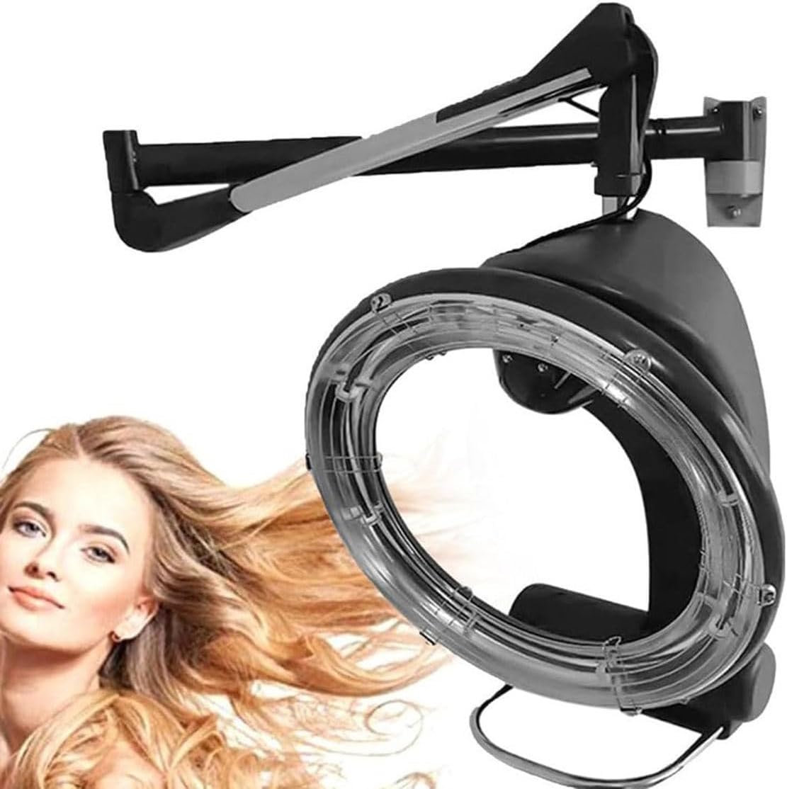Professional Hair Dryer, Wall-Mount Infrared Hair Steamer,Hair Salon ...