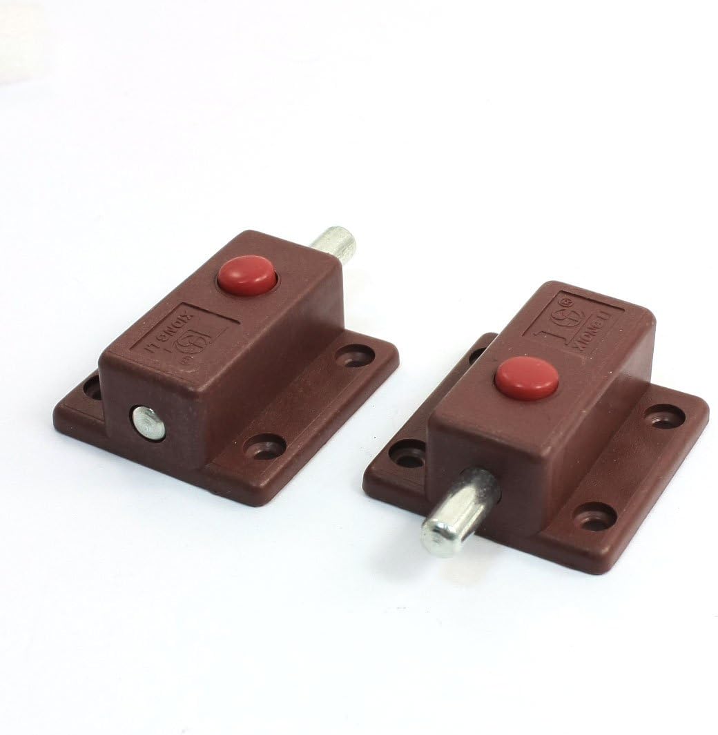 Uxcell Home Office Plastic 3mm Bore Dia Door Latch Bolt Hardware, 2 ...