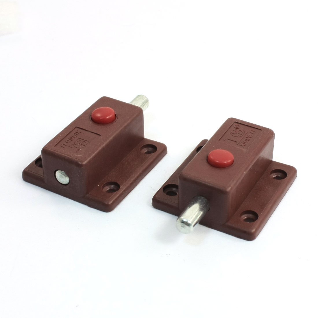 Uxcell Home Office Plastic 3mm Bore Dia Door Latch Bolt Hardware, 2 ...