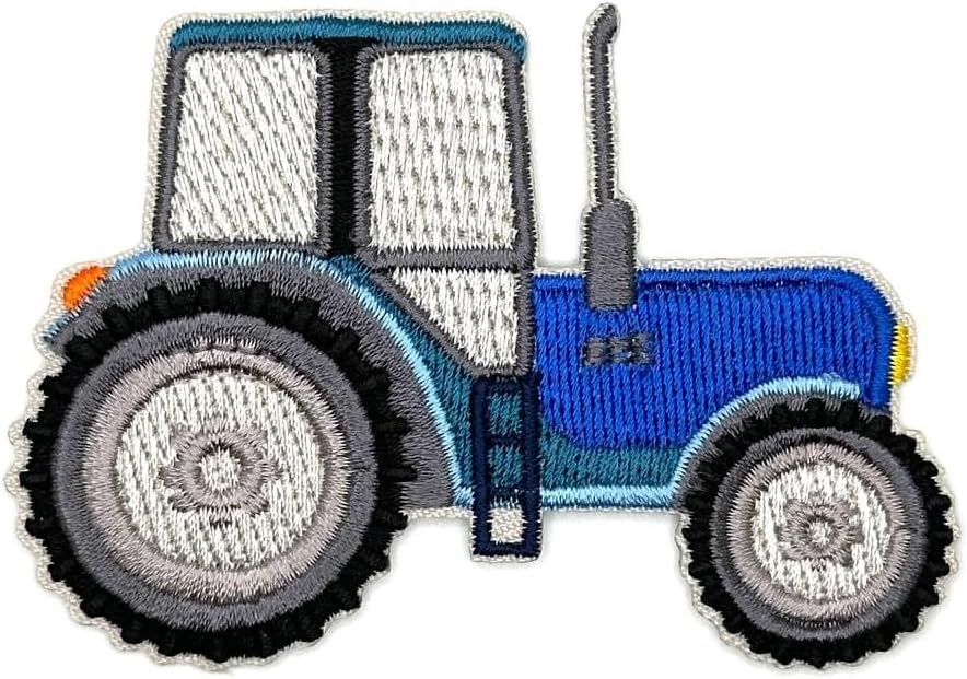 Amazon.com: 2.95" x 2.51" Tractor Iron On Patch - Embroidered Farm ...